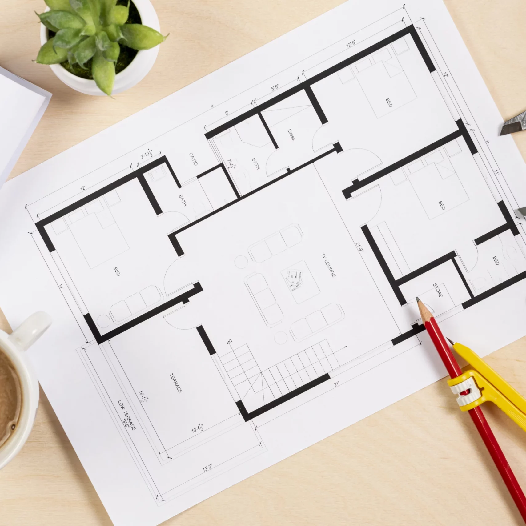Floor Plan Sizes Measurement Guide Washington Kitchen & Closets